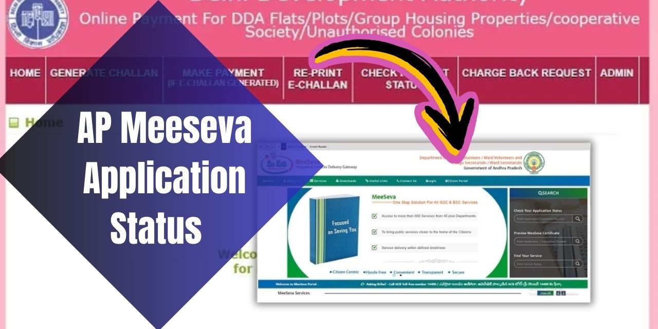 AP Meeseva Application Status Check Online at ap.meeseva.gov.in with ...